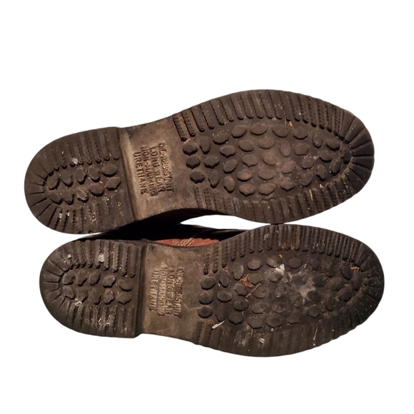 Red Wing Shoes | Shoes | Vintage Red Wing Brown Leather Laceup Combat ...